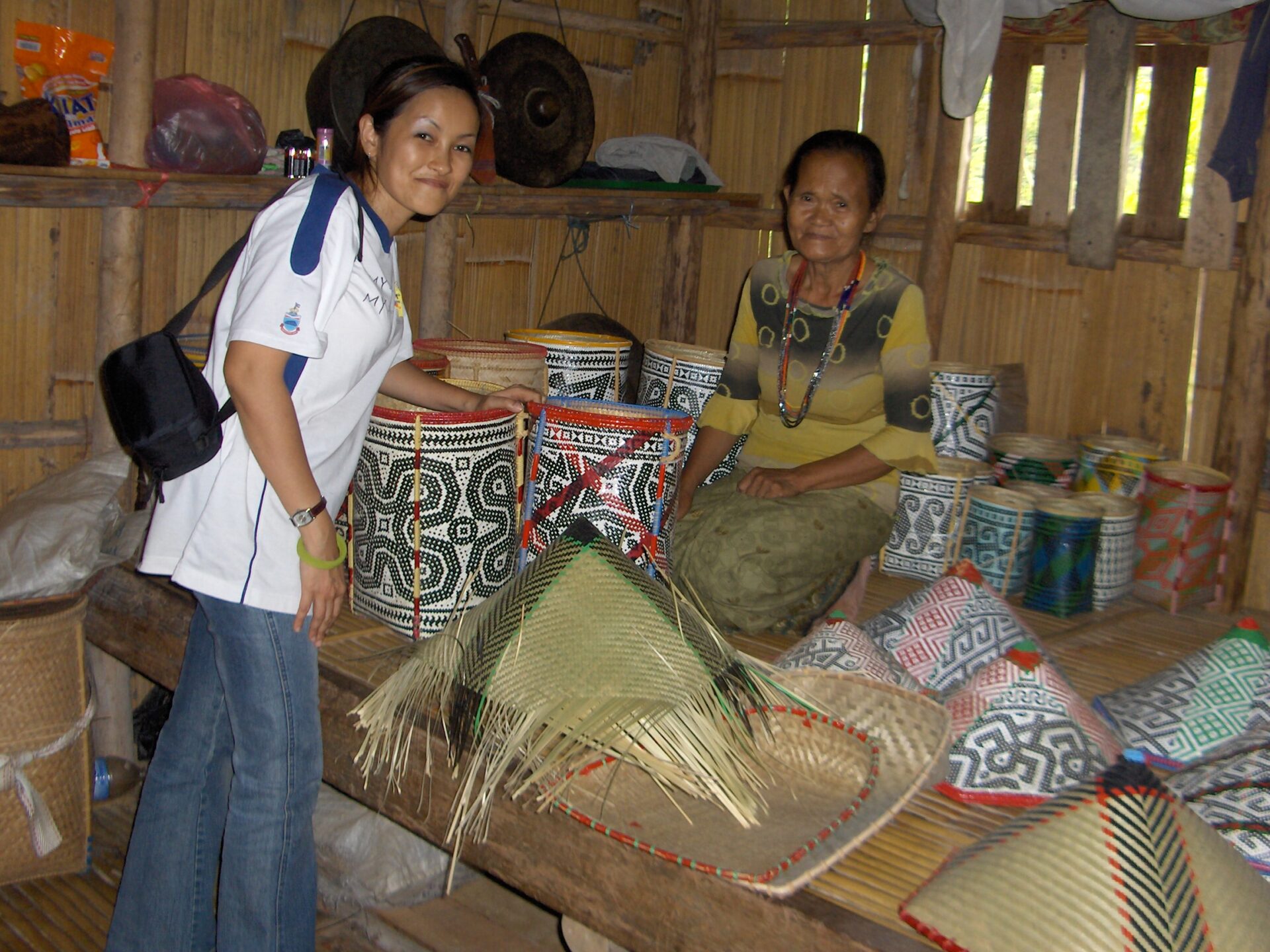Fascinated by Traditional Baskets in Sabah. – WAU